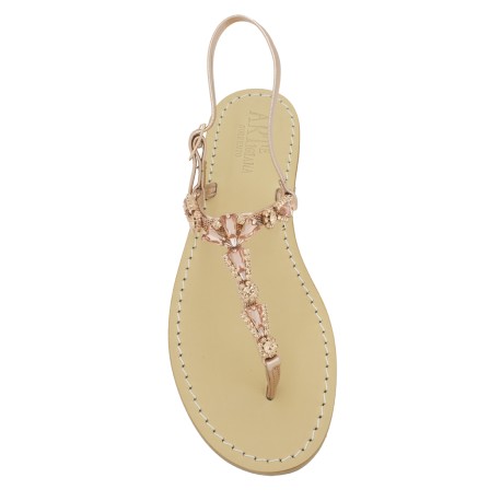 Handmade jewel sandals fashion Sorrento, Capri, Positano