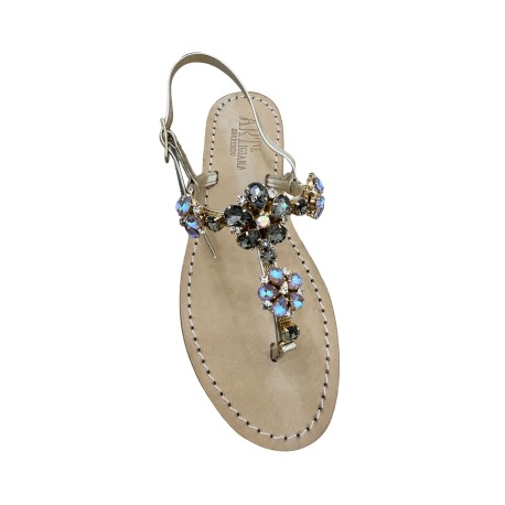 Handmade jewel sandals fashion Sorrento, Capri, Positano