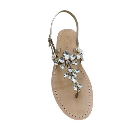 Handmade jewel sandals fashion Sorrento, Capri, Positano
