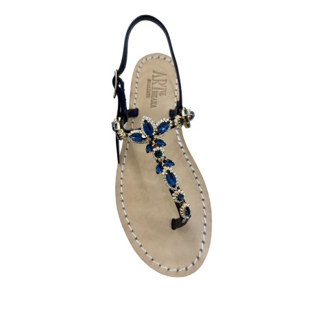 Handmade jewel sandals fashion Sorrento, Capri, Positano